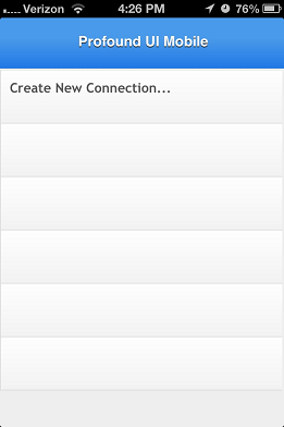 The Profound UI Mobile Client